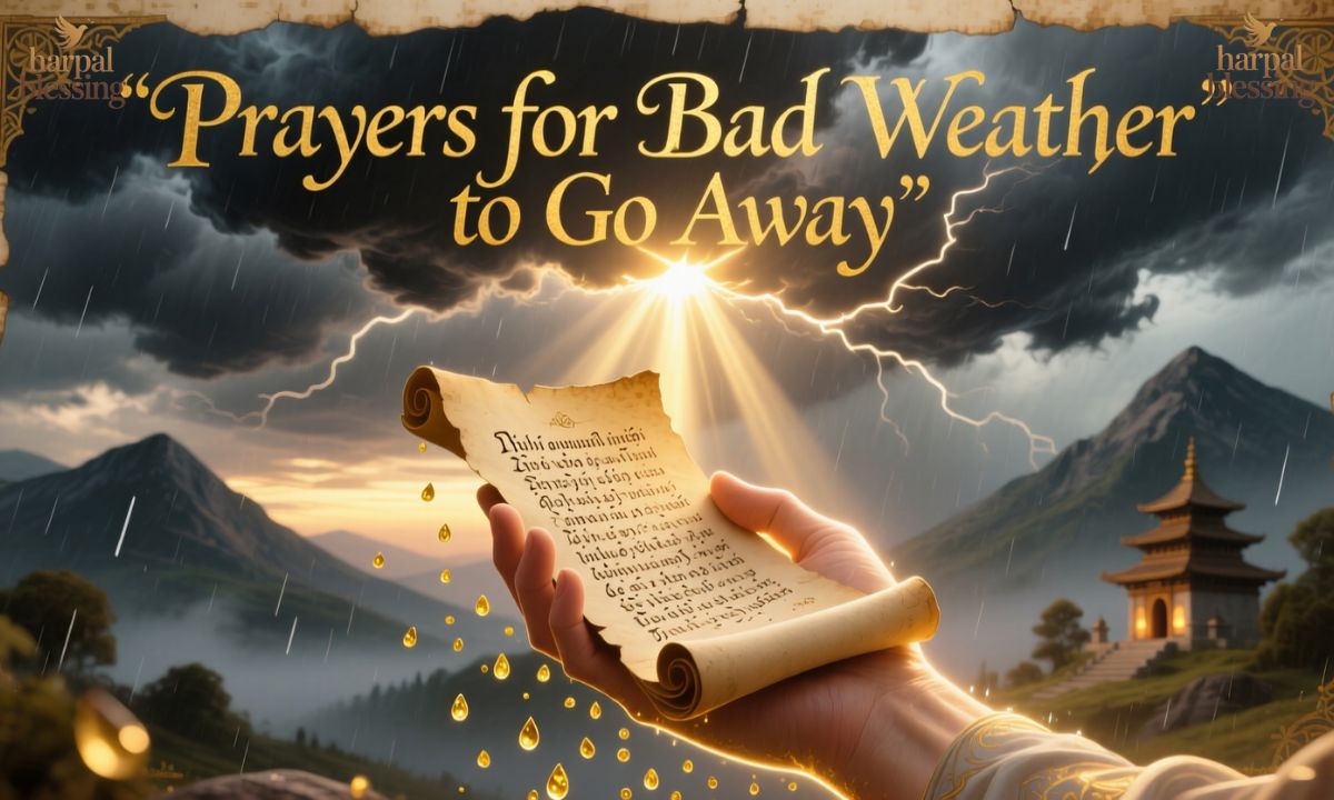 Powerful Prayers For Bad Weather To Go Away with Scriptures